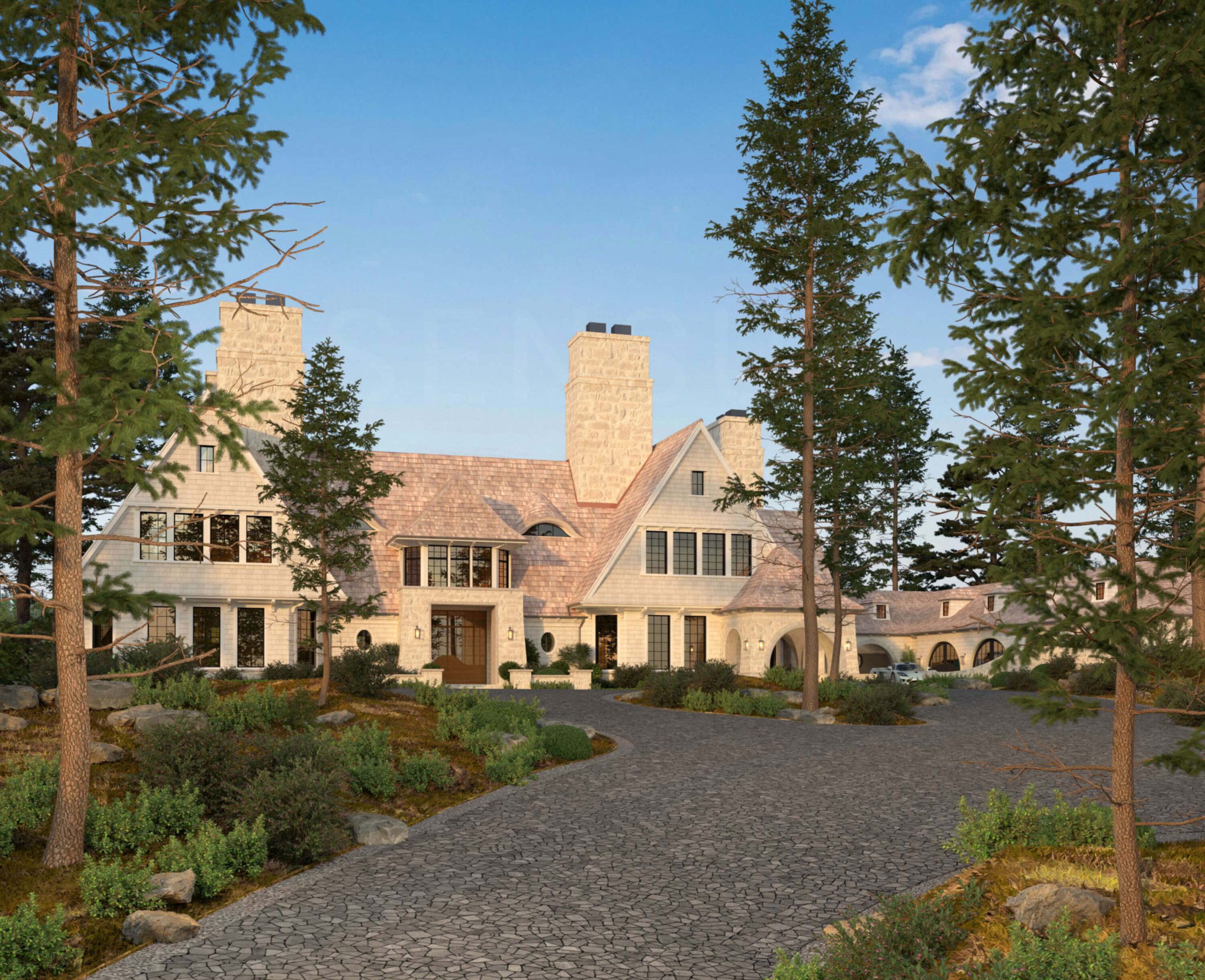 Shingle Style Muskoka Compound - Sensus Design Studio
