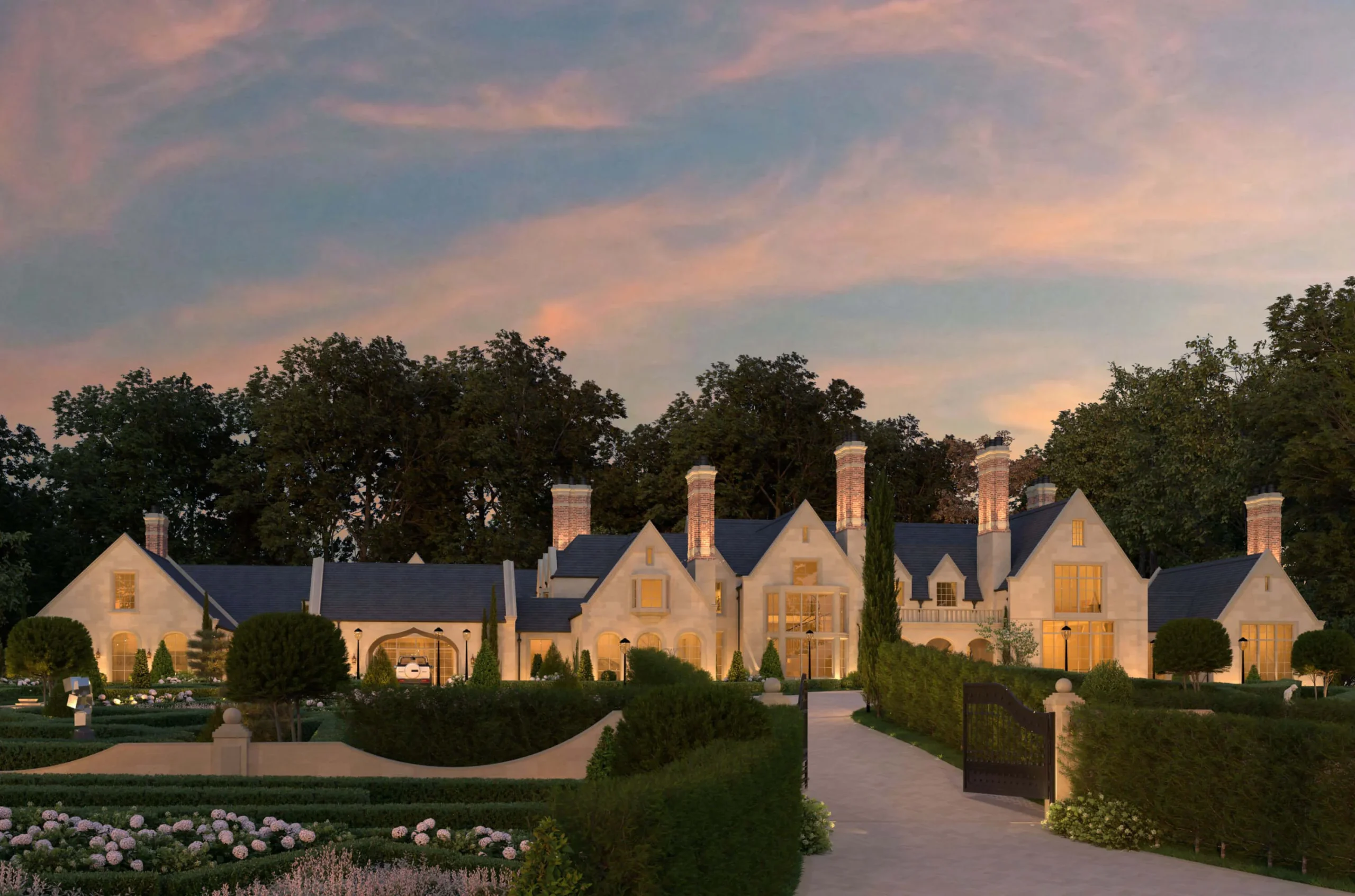 Traditional Tudor Manor - Sensus Design Studio